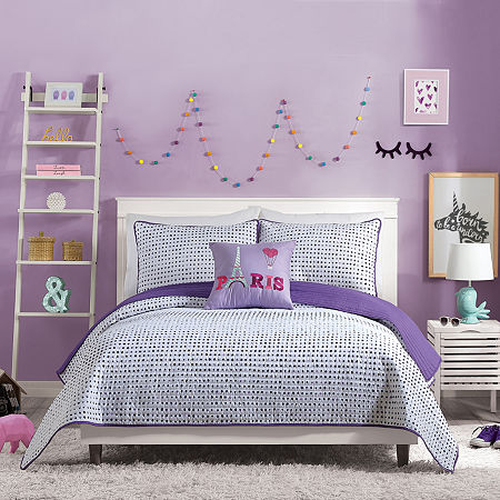 Click here for Urban Playground Joceline Quilt Set  One Size  Pur... prices
