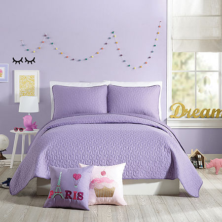 Urban Playground Coty Purple 2-Pc. Quilt Set  Twin - Purple