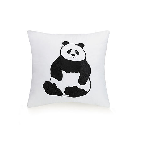 Click here for Urban Playground Panda Square Throw Pillow  One Si... prices
