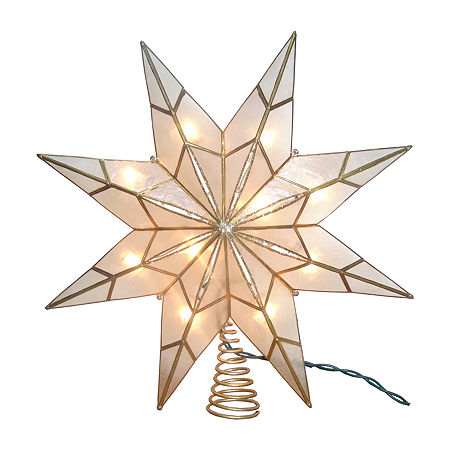 Click here for Kurt Adler 8-Point Gold Capiz Star Christmas Tree... prices