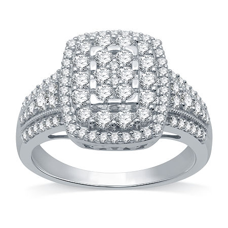 Click here for Womens 1 CT. T.W. Natural White Diamond 10K White... prices