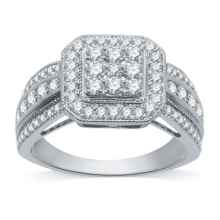 Click here for Womens 1 CT. T.W. Natural White Diamond 10K White... prices