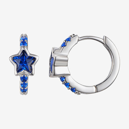 Click here for Girls 7/8 CT. Lab Created Blue Cubic Zirconia Ster... prices