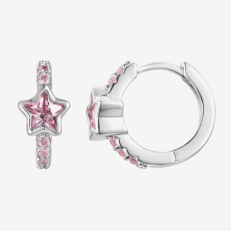 Click here for Girls 7/8 CT. Lab Created Pink Cubic Zirconia Ster... prices