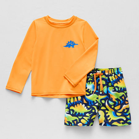 Click here for Okie Dokie Dino Toddler & Little Boys 2-pc. Rash G... prices