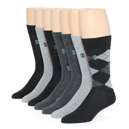 Click here for IZOD Dress Mens 7 Pair Crew Socks  10-13  Black prices