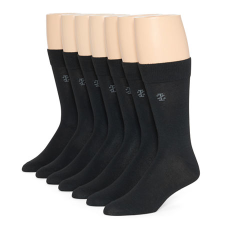 Click here for IZOD Dress Mens 7 Pair Crew Socks  10-13  Black prices