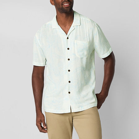 Click here for St. Johns Bay Button-Down Mens Short Sleeve Camp S... prices