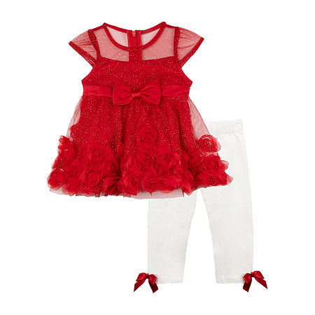 Click here for Rare Editions Baby Girls Midi 2-pc. Dress Set  6-9... prices
