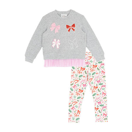 Click here for Rare Editions Little Girls 2-pc. Pant Set  4  Gray prices