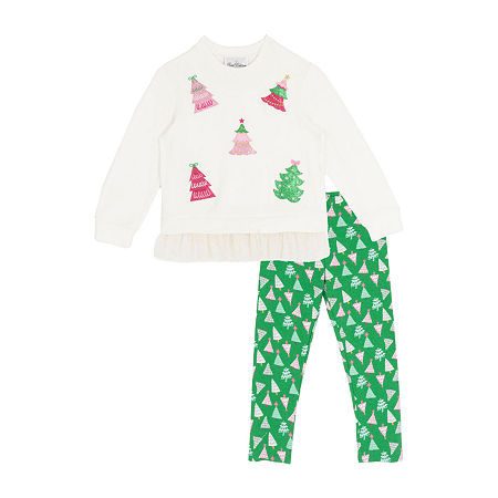 Click here for Rare Editions Little Girls 2-pc. Pant Set  5  Whit... prices