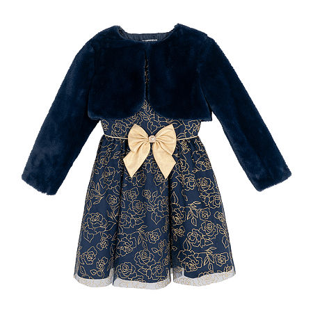 Click here for Rare Editions Big Kid Girls 2-pc. Dress Set  8  Bl... prices