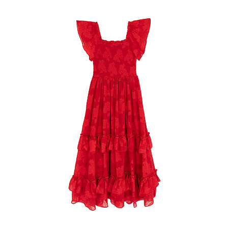 Click here for Rare Editions Big Kid Girls Short Sleeve Maxi Dres... prices