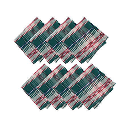 Click here for Elrene Home Fashions Holiday Fireside Plaid 8-pc.... prices