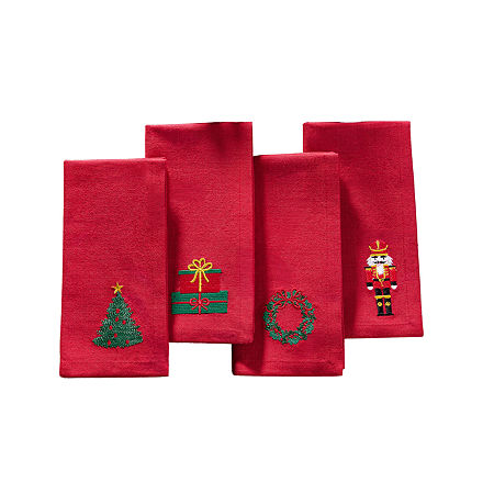 Click here for Elrene Holiday 4-Pc. Embroidered Napkin Set  17 x... prices