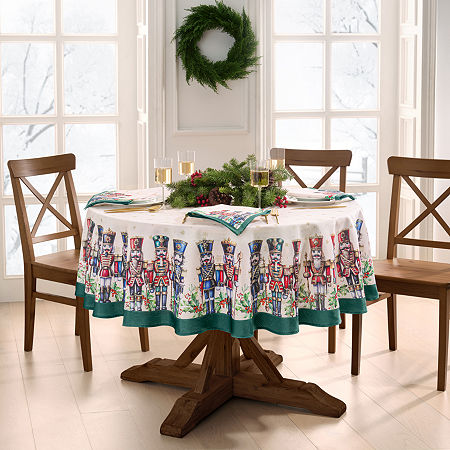 Click here for Elrene Home Fashions Royal Nutcracker Holiday Roun... prices
