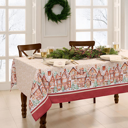 Click here for Elrene Home Fashions Gingerbread Bliss Tablecloth... prices