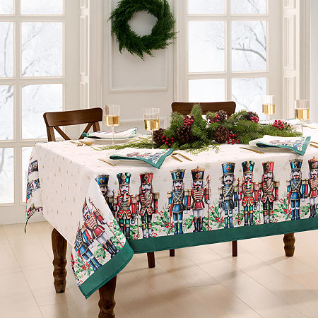 Click here for Elrene Home Fashions Royal Nutcracker Holiday Tabl... prices