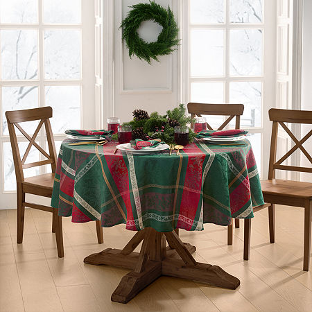 Click here for Elrene Home Fashions Merry and Festive Round/Oval... prices