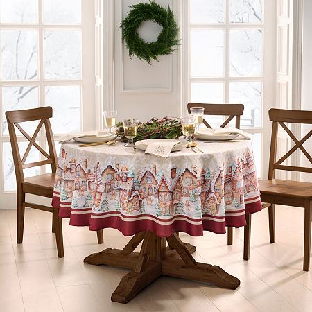 Click here for Elrene Home Fashions Gingerbread Bliss Round/Oval... prices