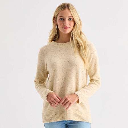 Click here for a.n.a Tall Womens Crew Neck Long Sleeve Striped Pu... prices