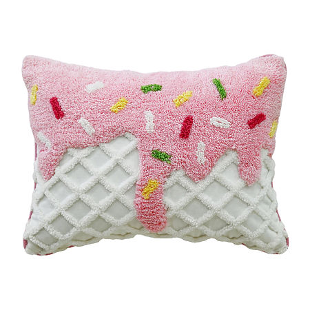 Vibhsa Novelty Tufted Decorative Pillow  14 x 20 - Multi