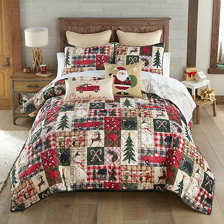 Your Lifestyle Holiday Dream Lightweight 3-Pc. Quilt Set  King - Multi