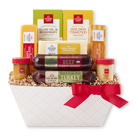 Hickory Farms Signature Flavors Gift Basket  9 Piece