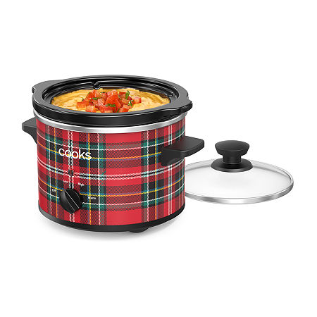 Click here for Cooks 1.5-Quart Plaid Slow Cooker  One Size  Red prices