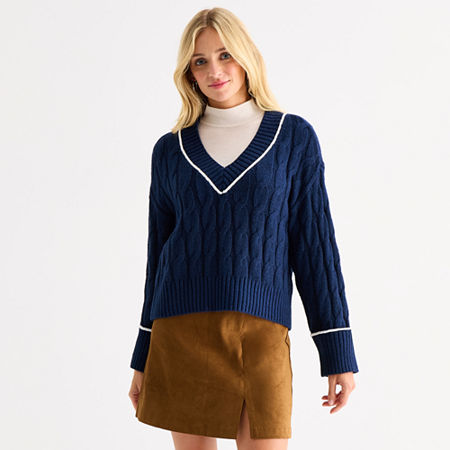 Click here for a.n.a Womens V Neck Long Sleeve Pullover Sweater... prices