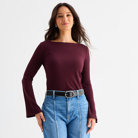 Click here for a.n.a Womens Boat Neck Long Sleeve T-Shirt  Xx-lar... prices