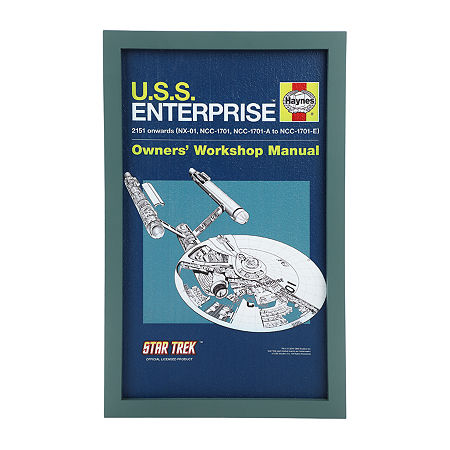 Click here for Uss Enterprise OwnerS Manual Replica Gray Wooden F... prices