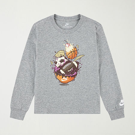 Click here for Nike Little Boys Crew Neck Long Sleeve Regular Fit... prices