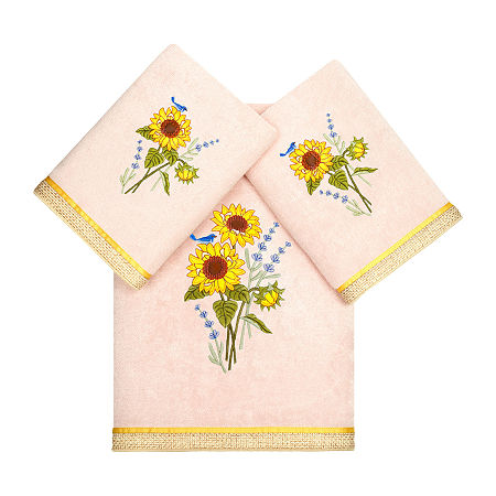 Click here for Linum Home Turkish Cotton Girasol Embellished 3-Pc... prices