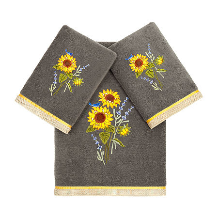 Click here for Linum Home Turkish Cotton Girasol Embellished 3-Pc... prices