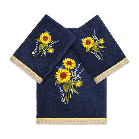 Click here for Linum Home Turkish Cotton Girasol Embellished 3-Pc... prices