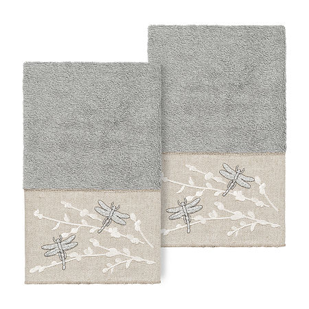 Click here for Linum Home Textiles Braelyn 2-pc. Embellished Hand... prices