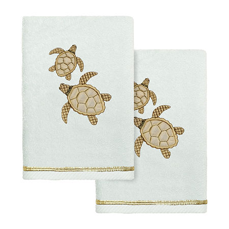 Click here for Linum Home Textiles Tortuga 2-pc. Embellished Hand... prices