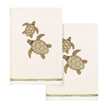 Click here for Linum Home Textiles Tortuga 2-pc. Embellished Hand... prices