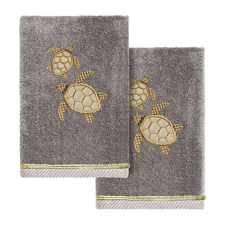 Click here for Linum Home Textiles Tortuga 2-pc. Embellished Hand... prices