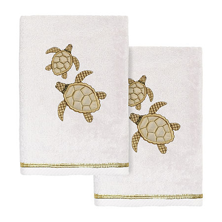 Click here for Linum Home Textiles Tortuga 2-pc. Embellished Hand... prices
