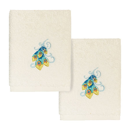 Click here for Linum Home Turkish Cotton Penelope Embellished 2-P... prices