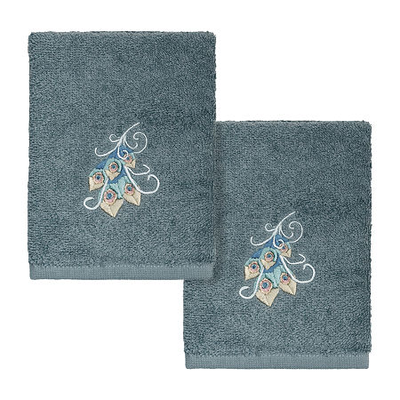Click here for Linum Home Turkish Cotton Penelope Embellished 2-P... prices
