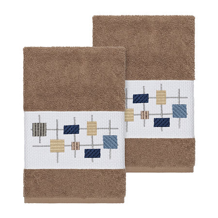 Click here for Linum Home Textiles Khloe 2-pc. Embellished Hand T... prices