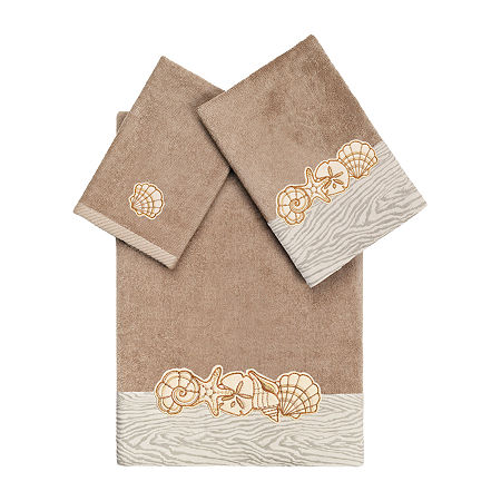 Click here for Linum Home Textiles Shell Row 3-pc. Bath Towel Set... prices
