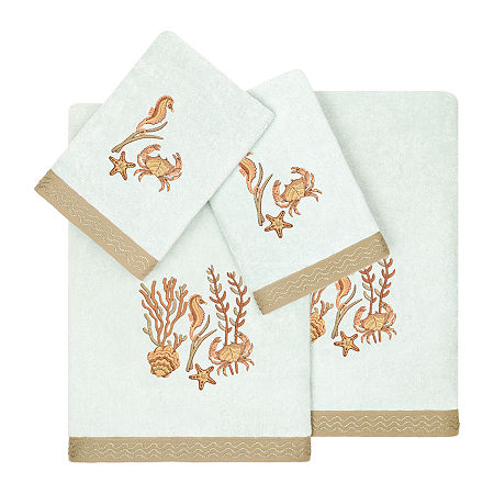 Click here for Linum Home Turkish Cotton Aaron Embellished 4-Pc.... prices