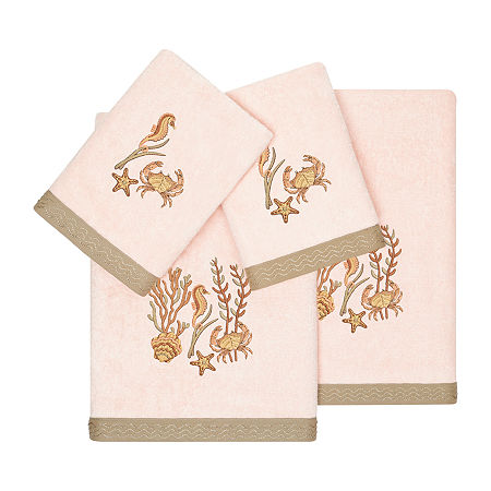 Click here for Linum Home Turkish Cotton Aaron Embellished 4-Pc.... prices