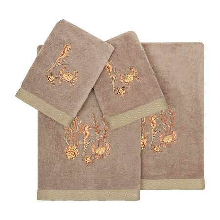 Click here for Linum Home Turkish Cotton Aaron Embellished 4-Pc.... prices