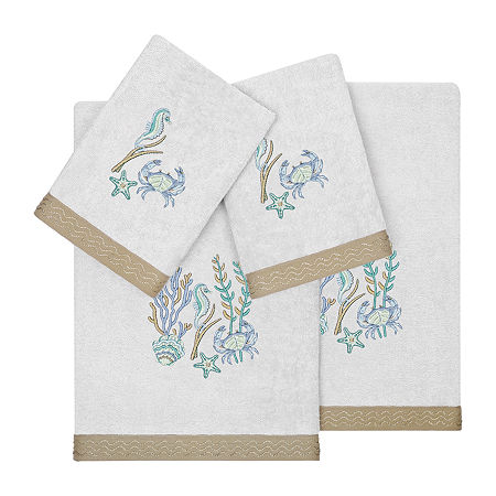 Click here for Linum Home Turkish Cotton Aaron Embellished 4-Pc.... prices