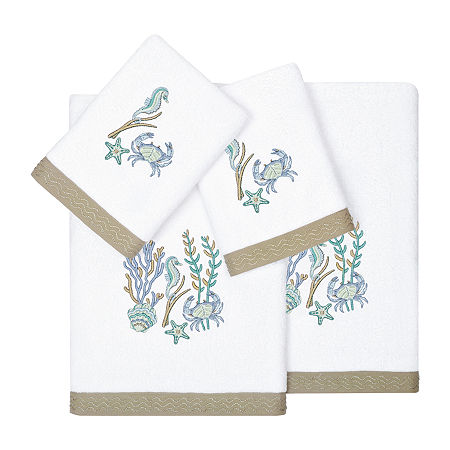 Click here for Linum Home Turkish Cotton Aaron Embellished 4-Pc.... prices